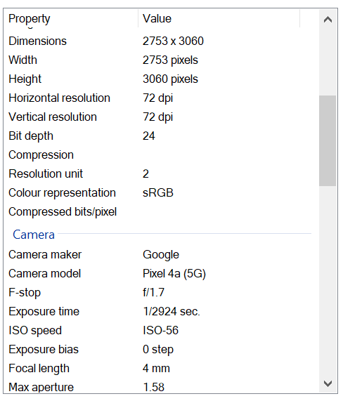 bitmap image colour depth