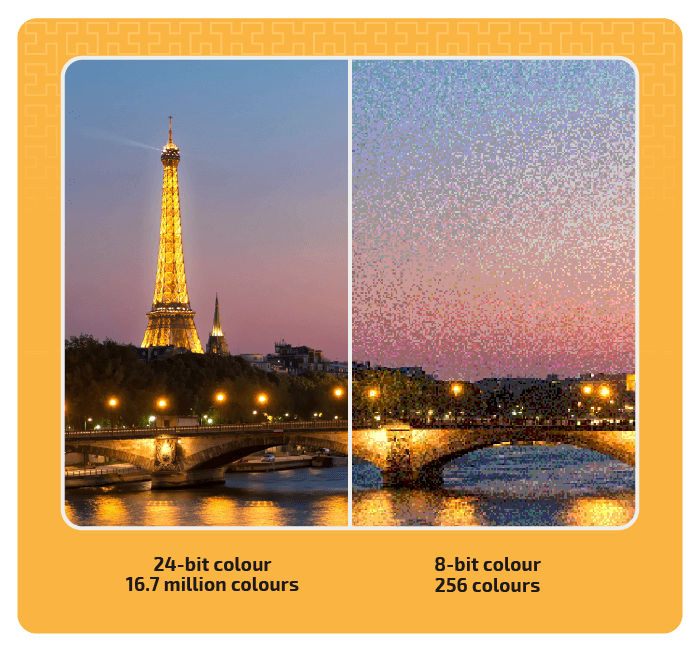 bitmap image colour depth