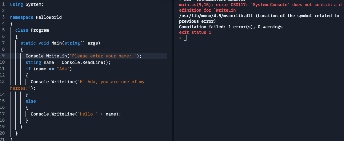 syntax error bbc bitesize